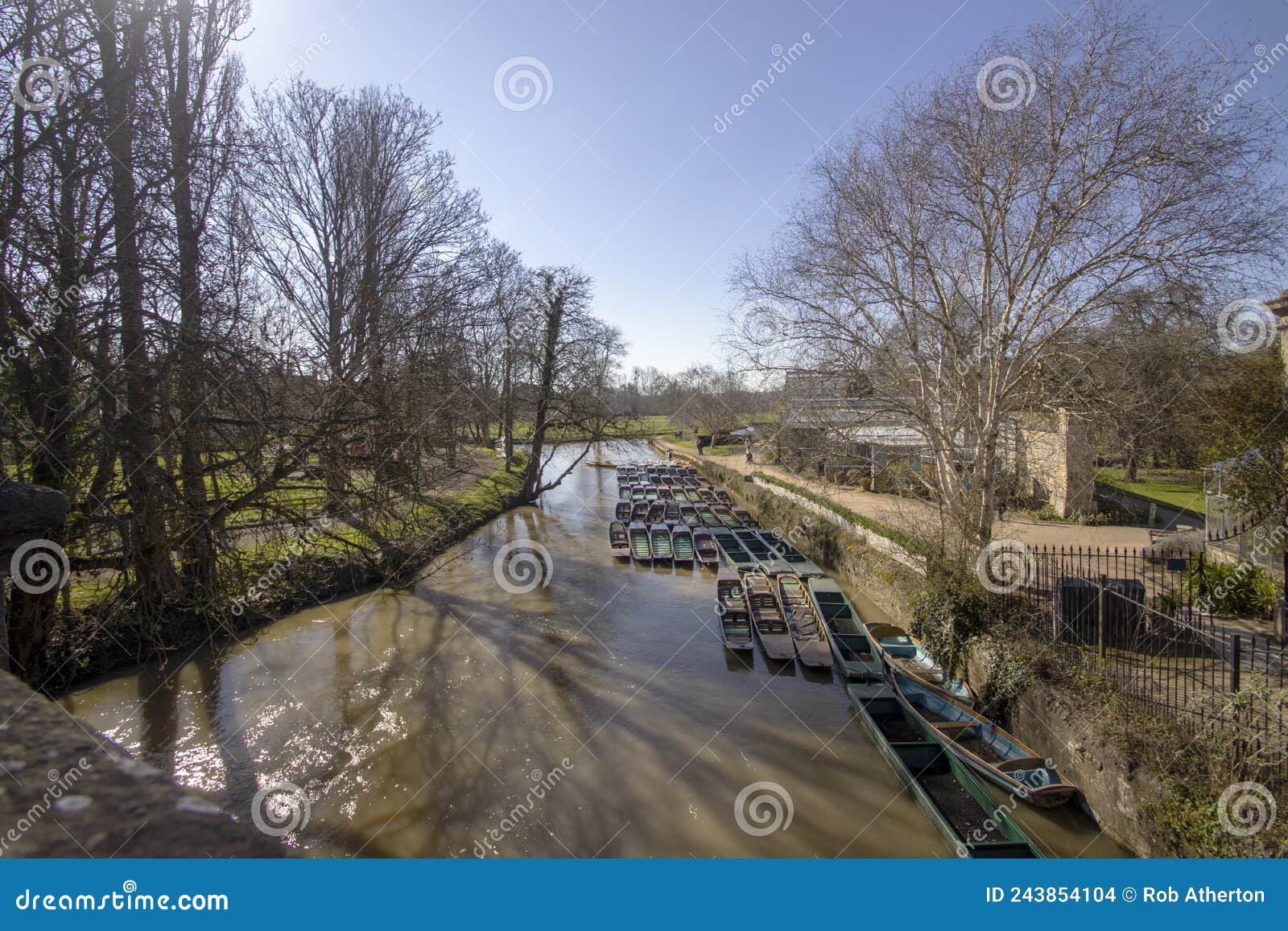 The River Cherwell in Oxford Stock Photo - Image of park, countryside ...