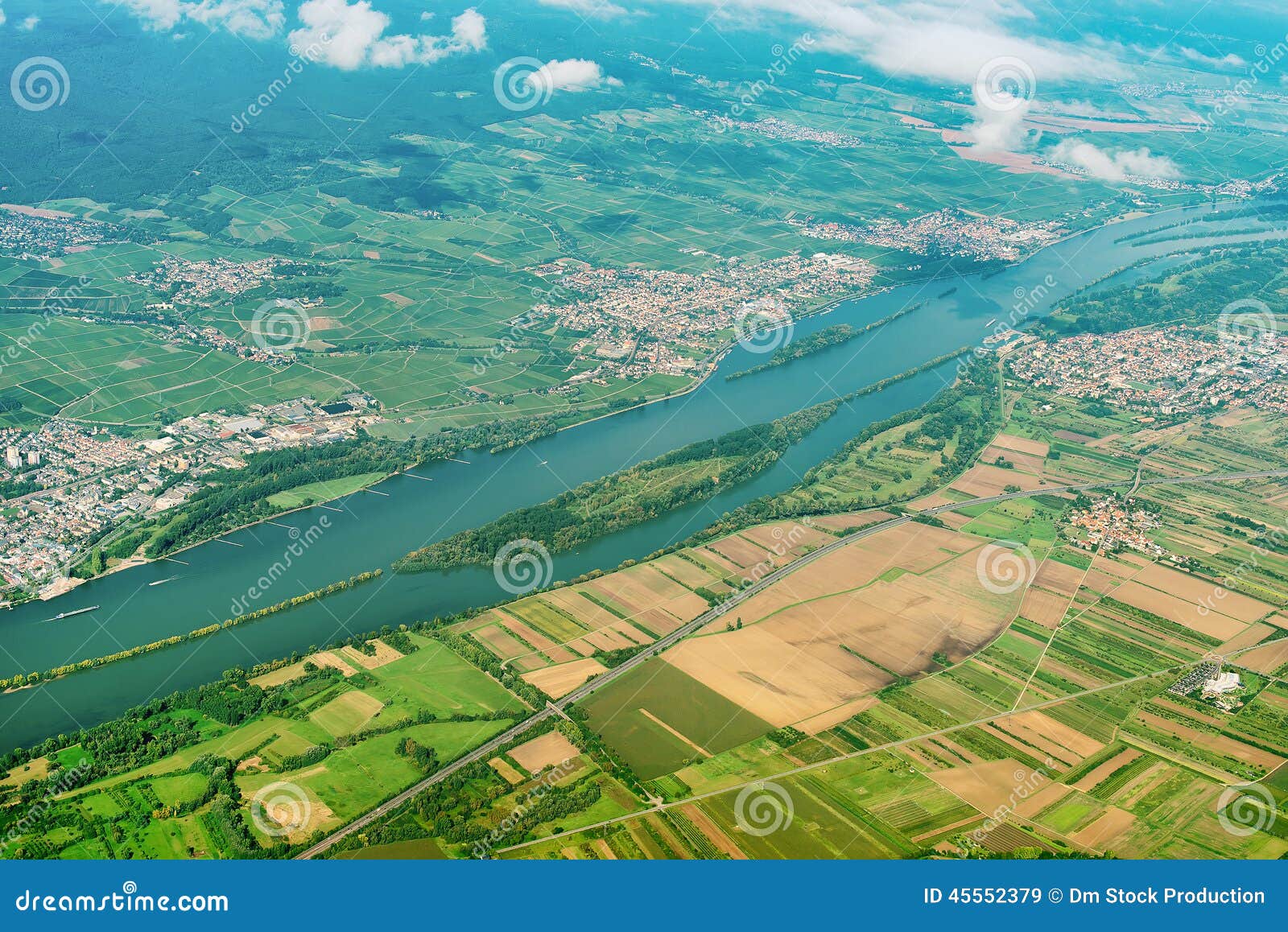 River and the city. stock image. Image of modern, ground - 45552379