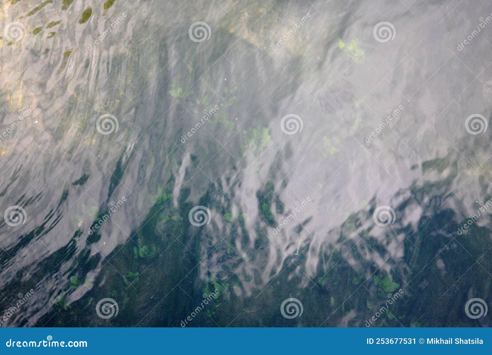 Riverine, Clean, Clear Water. Algae. Stock Image - Image of terrain ...