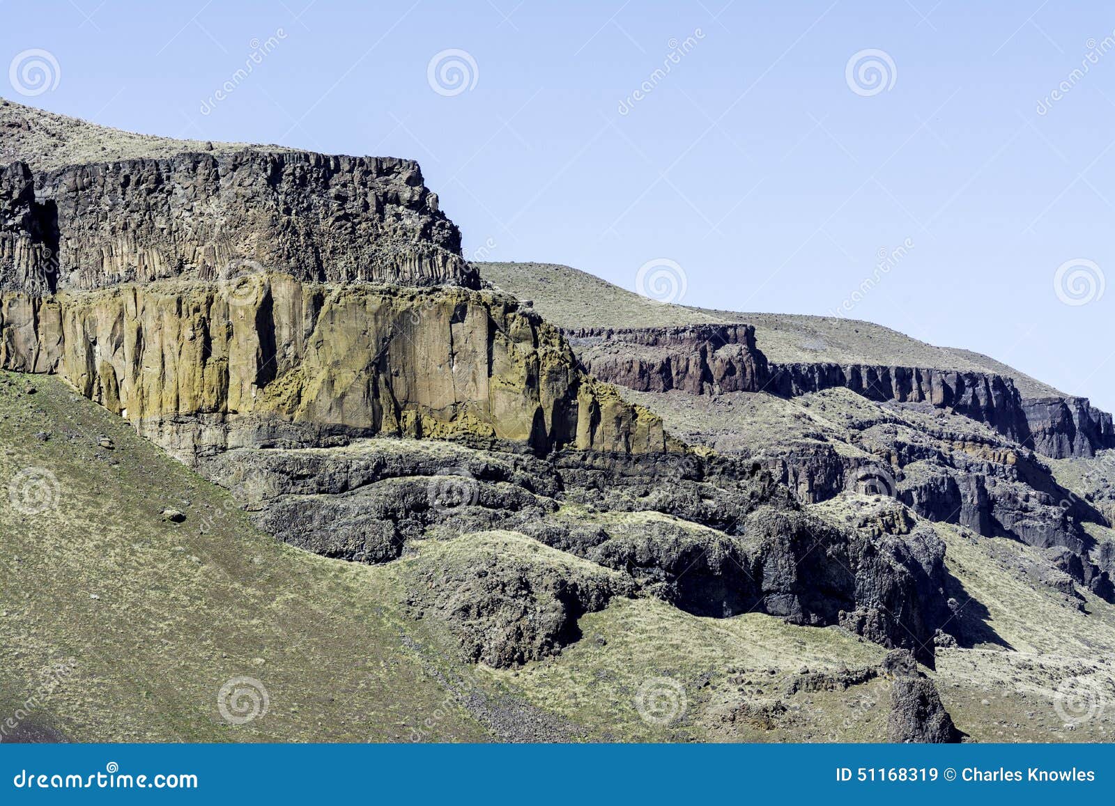 River Cliff in Idaho in Nature Stock Image - Image of brown, idaho ...