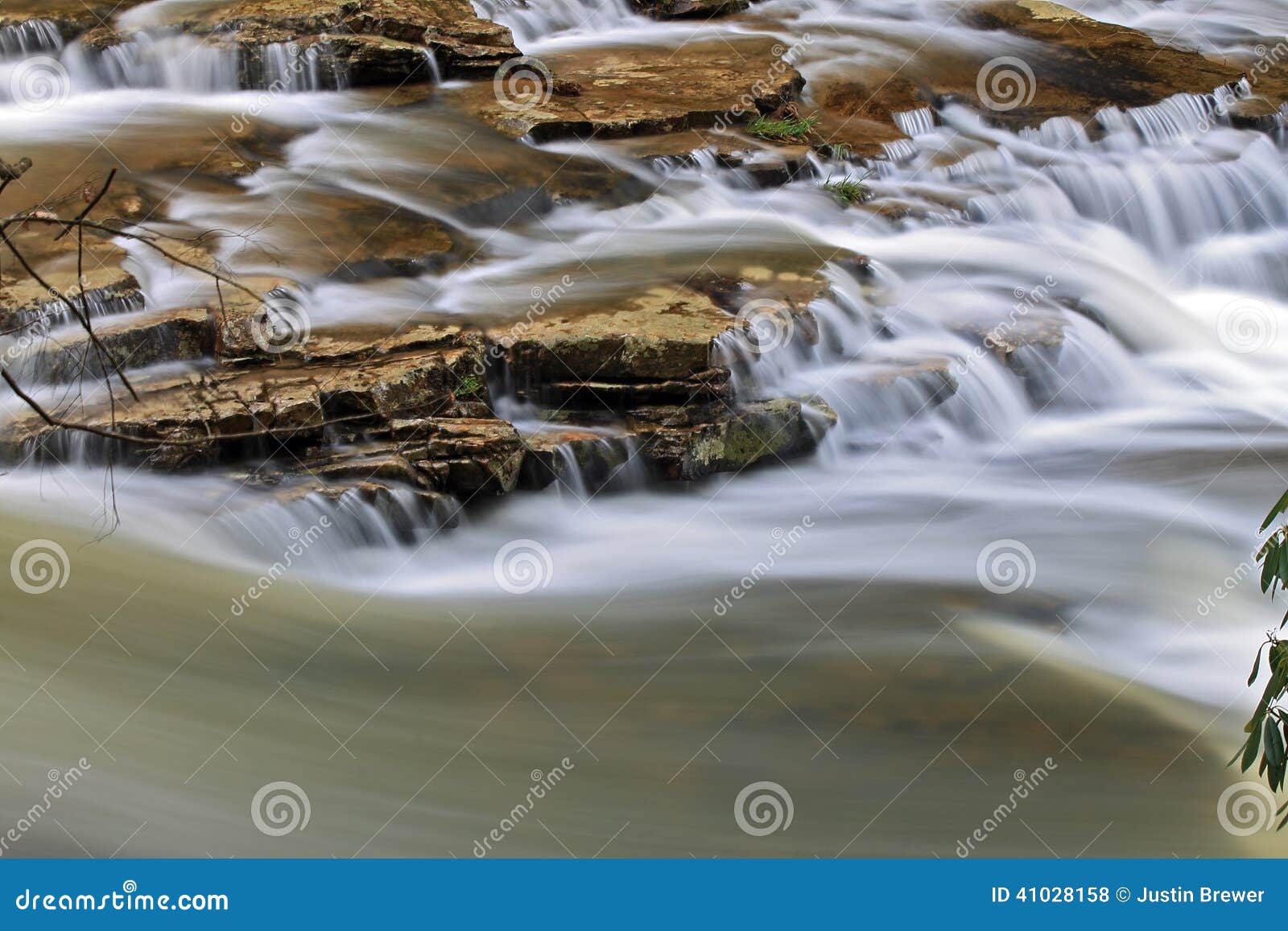 River Close-up - Multi-waterfall Stock Photo - Image of pond ...