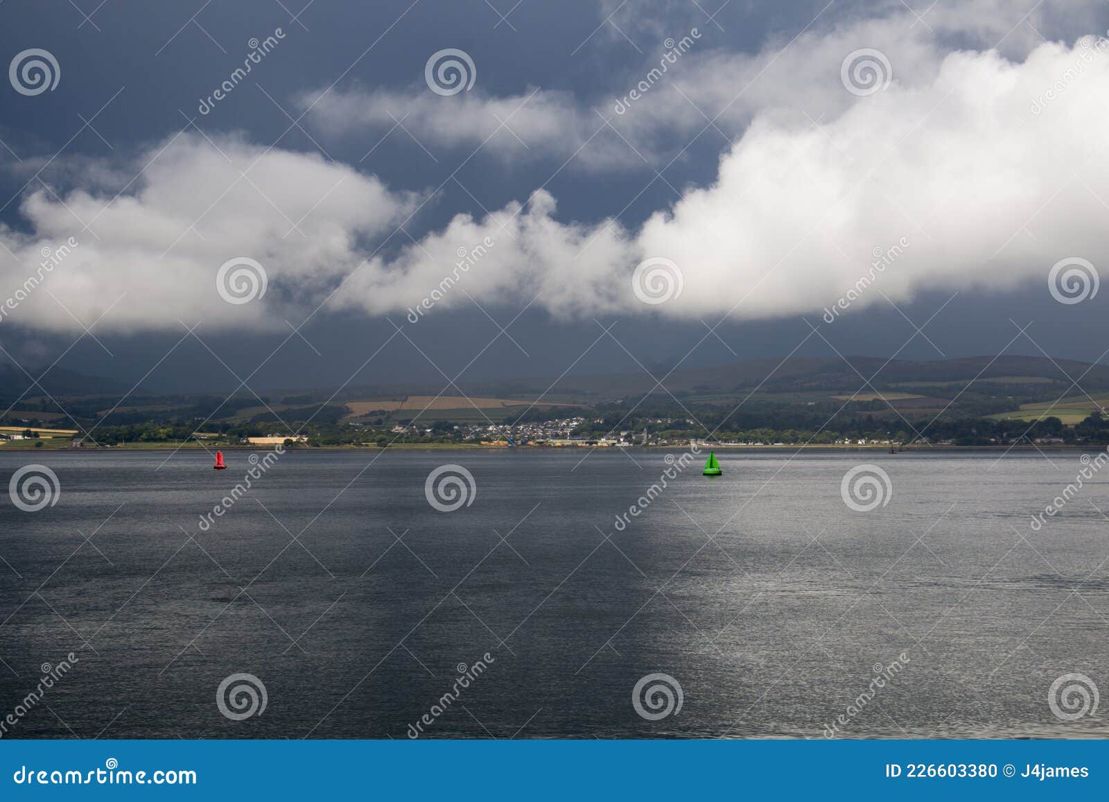The River Clyde, from Greenock Stock Photo - Image of green, port ...