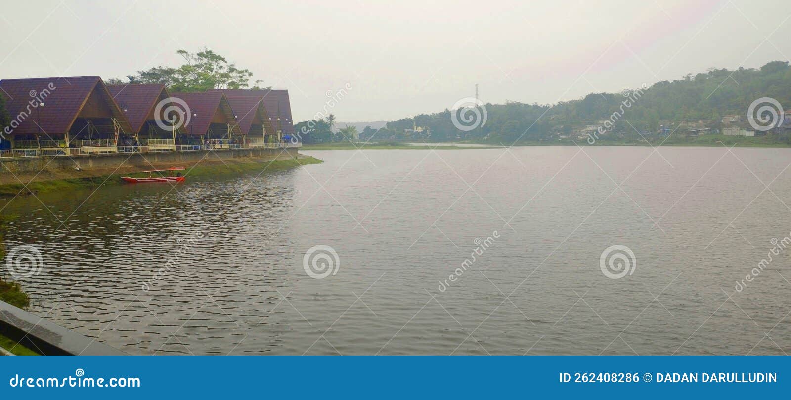 River Coast in Padalarang Situ Ciburuy Stock Photo - Image of river ...