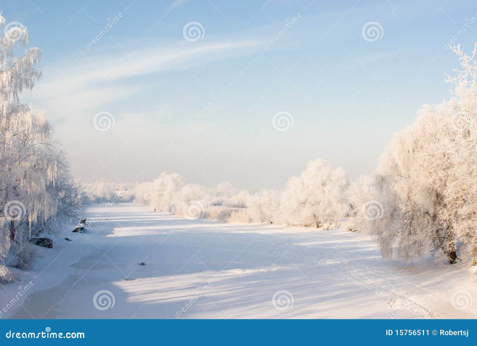 River covered with ice stock image. Image of river, light - 15756511