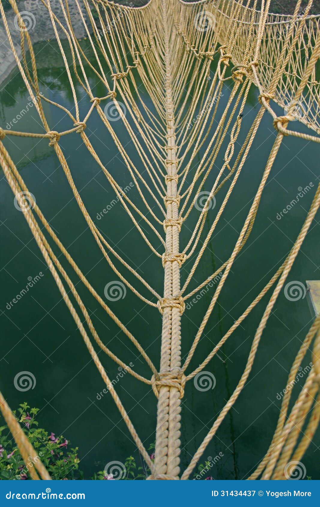 River Crossing, Rope Way stock image. Image of forest - 31434437