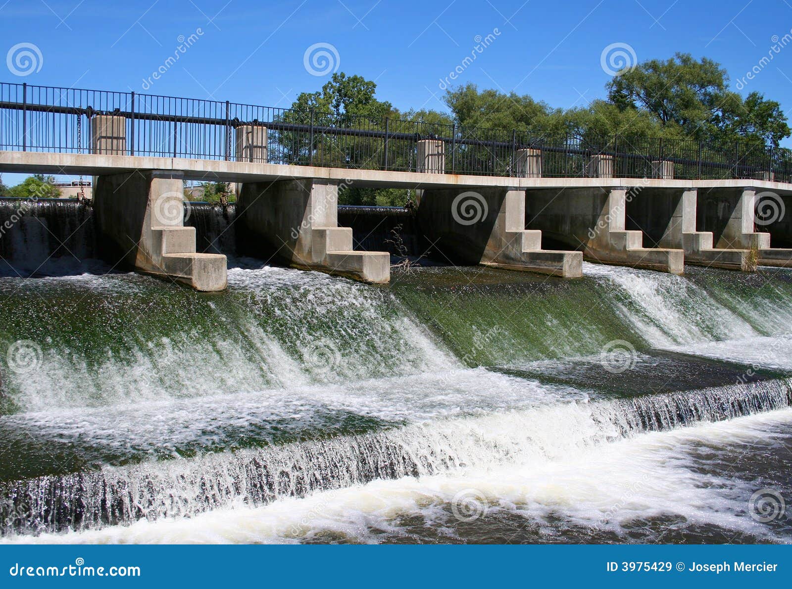 River Dam stock image. Image of flow, angler, rushing - 3975429