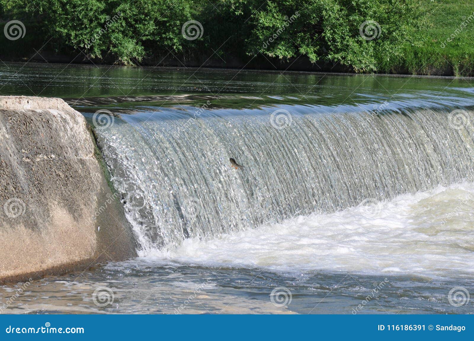 River dam stock image. Image of small, bright, energy - 116186391