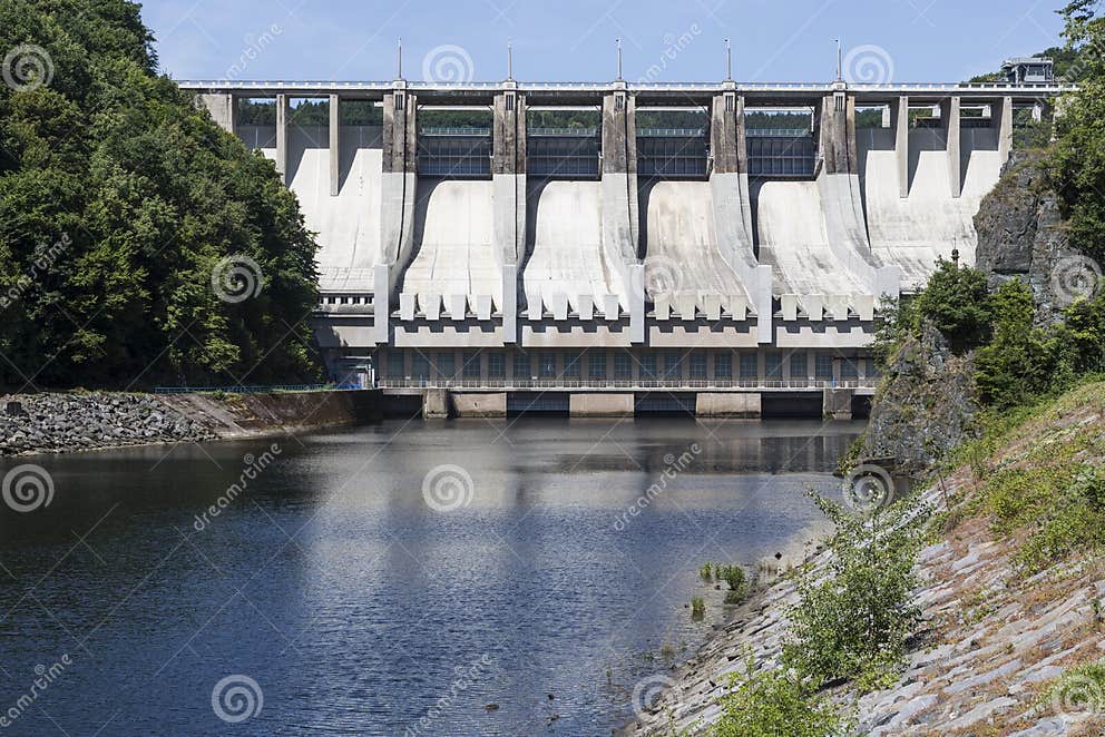 River Dam Slapy, Czech Republic Stock Image - Image of fuel, nature ...