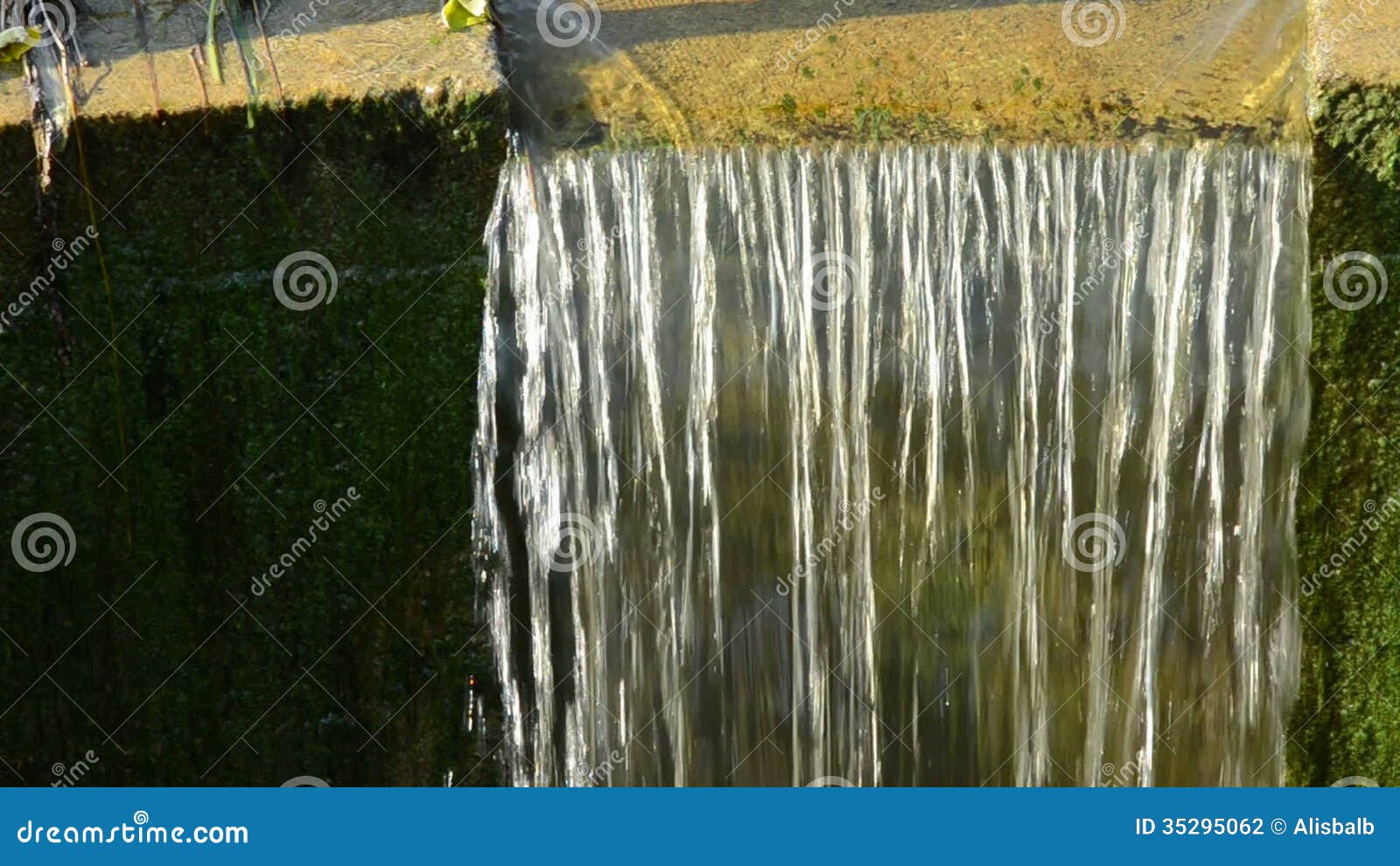 River Dam Water Splash Background Stock Video Footage - Video of ...