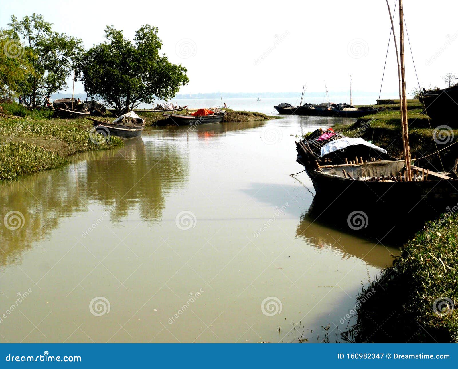 River Damodar stock image. Image of india, reflects - 160982347