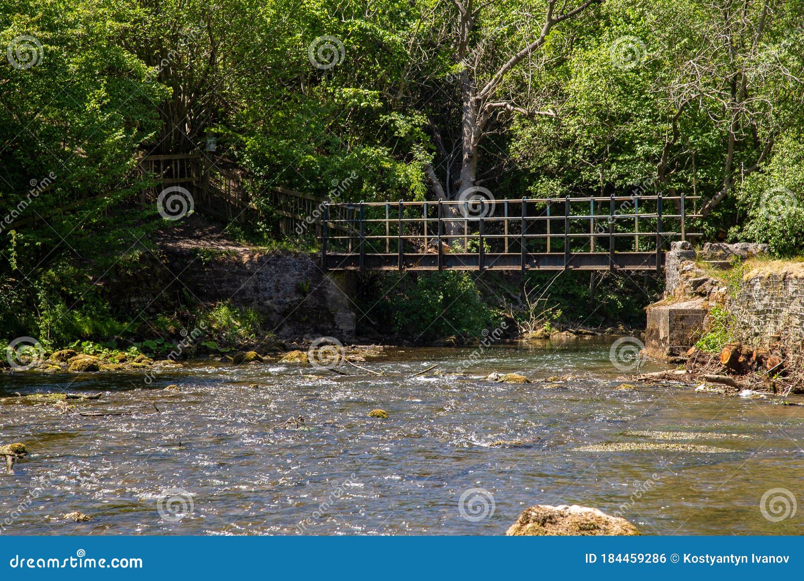 National Park Peak District River Stock Photo - Image of derbyshire ...