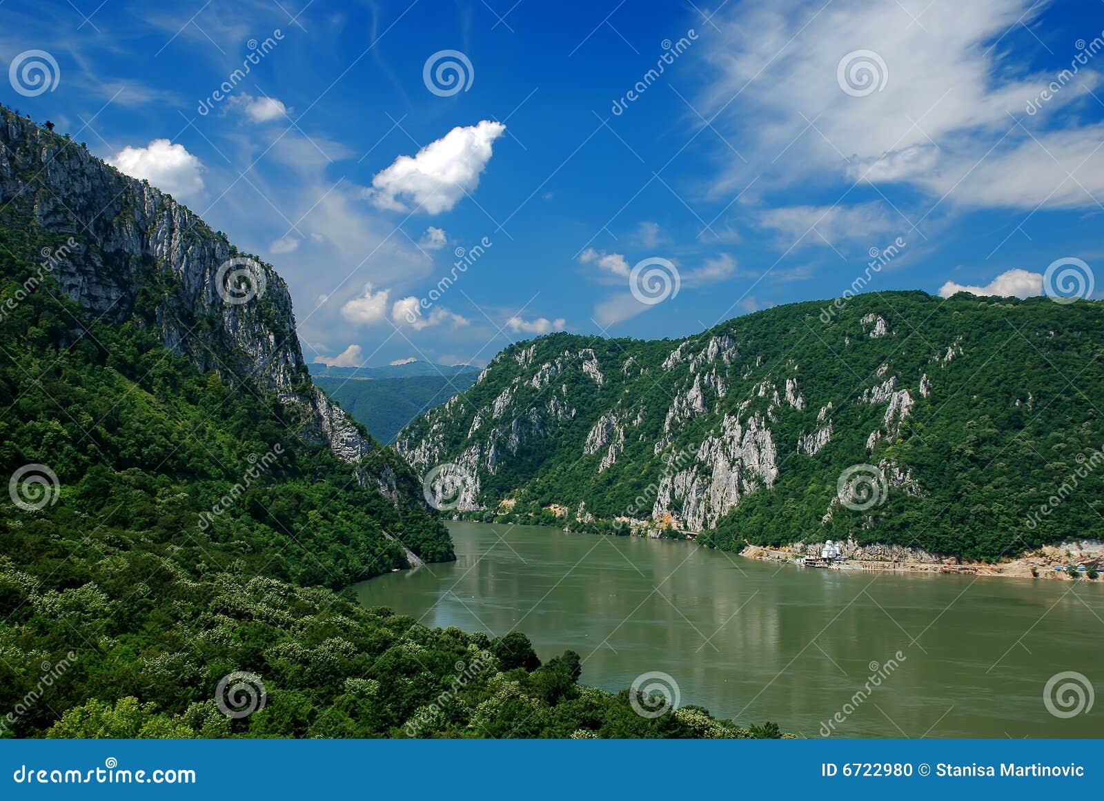 River Danube stock photo. Image of nature, serbia, landscape - 6722980
