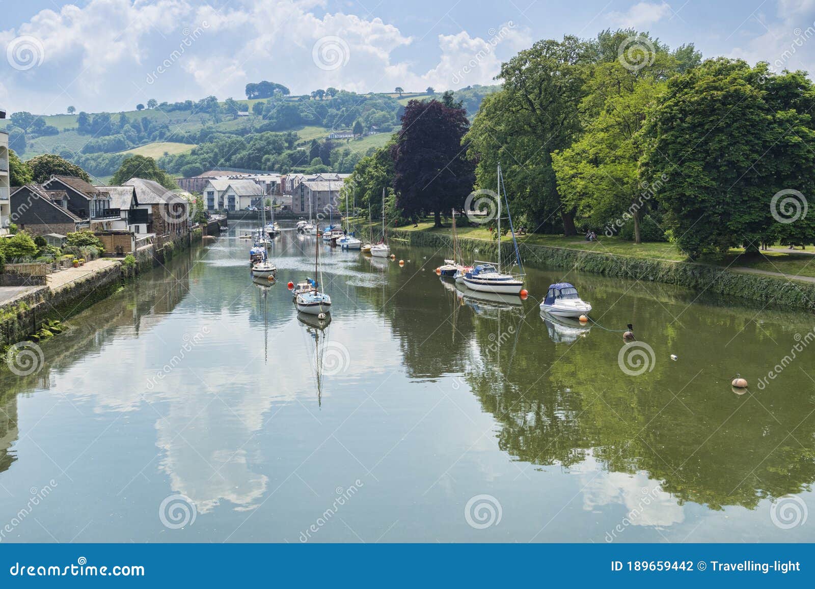 River Dart at Totnes Devon UK Editorial Photography - Image of boats ...