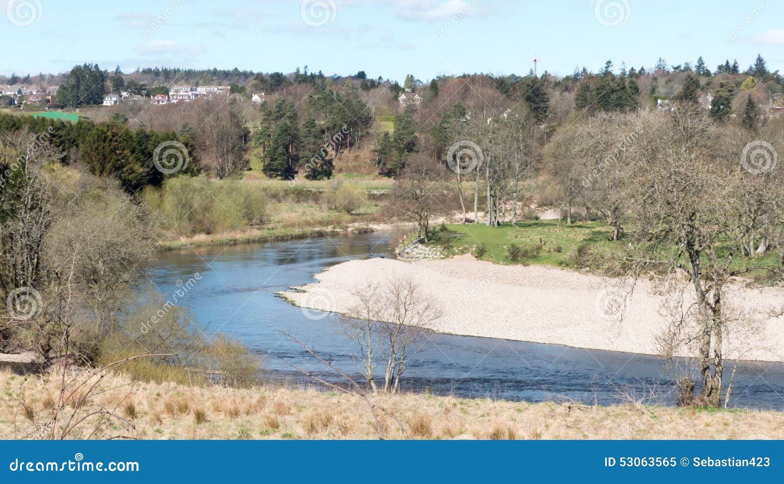 River of Dee, Aberdeen Scotland Stock Image - Image of aberdeen, nature ...