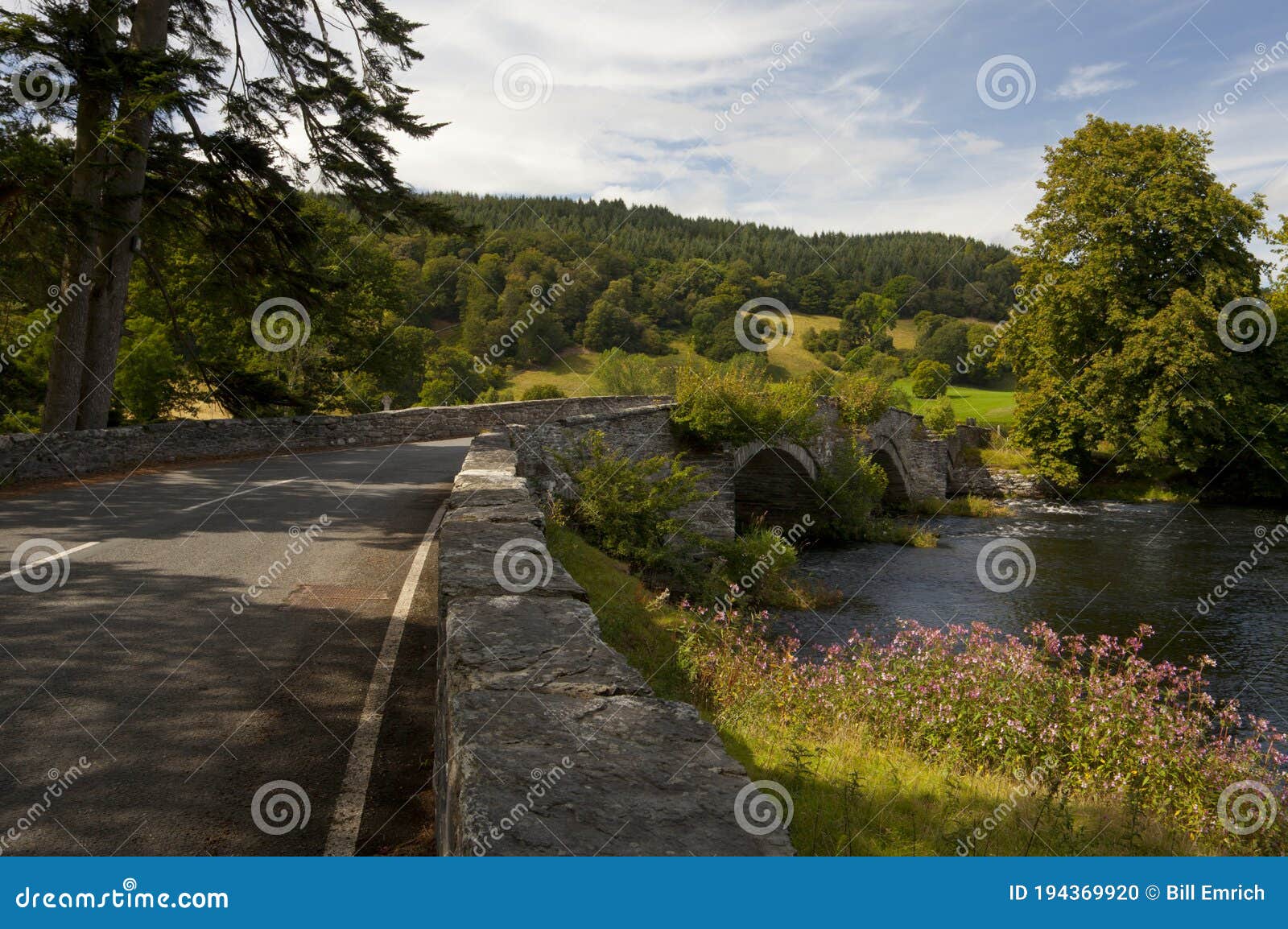 The River Dee in Wales stock photo. Image of secluded - 194369920