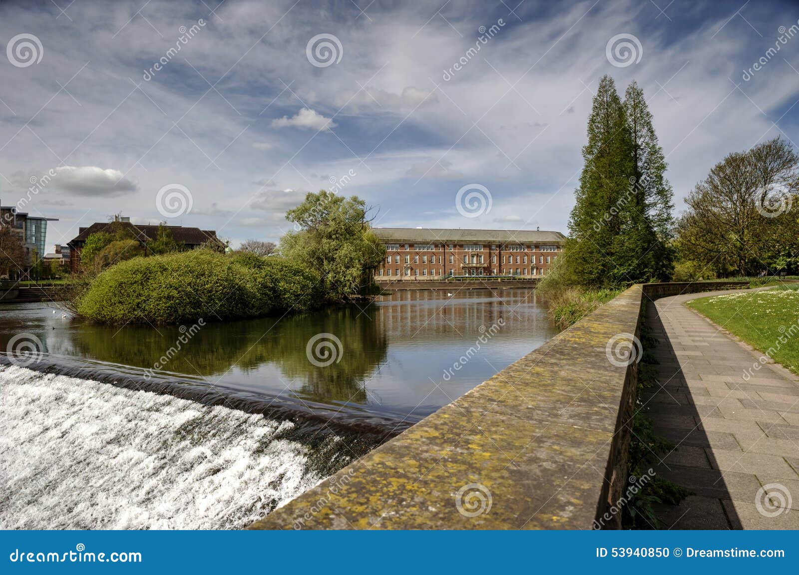 River Derwent Derby stock photo. Image of river, derby - 53940850