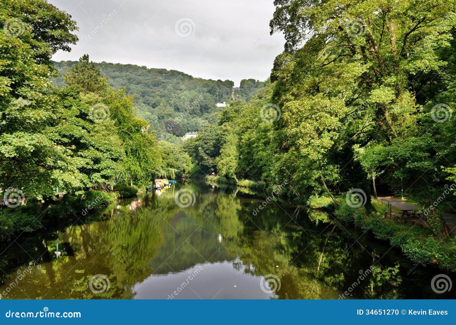 River Derwent at Matlock Bath Stock Photo - Image of summer, english ...