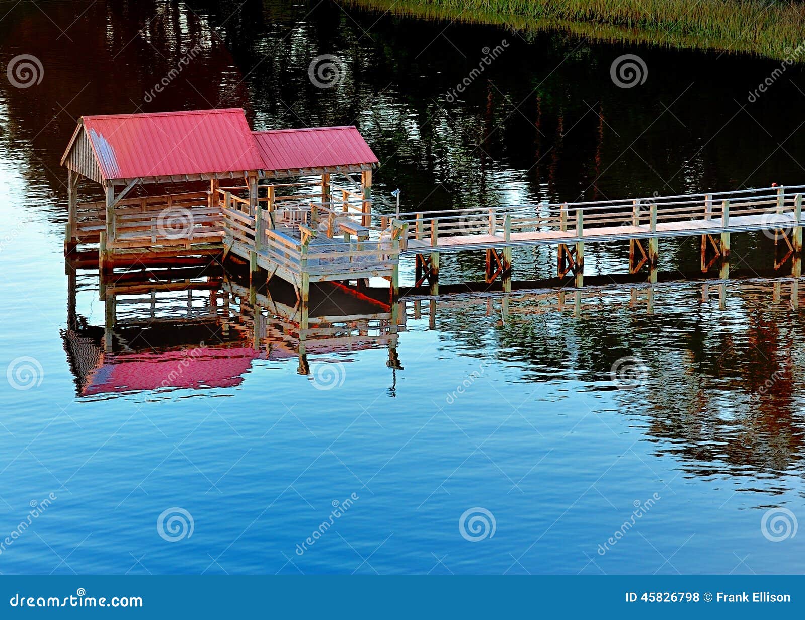 River Dock stock photo. Image of boating, water, boat - 45826798