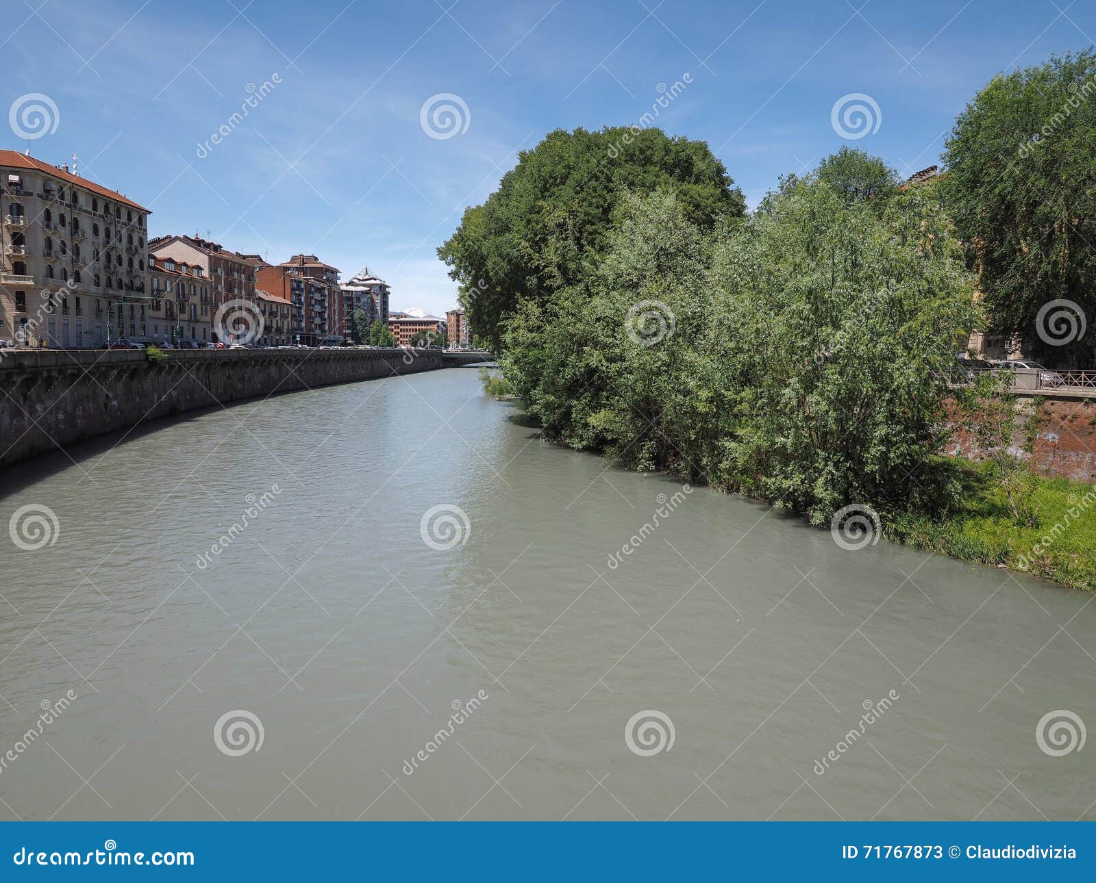 River Dora in Turin stock image. Image of dora, italia - 71767873