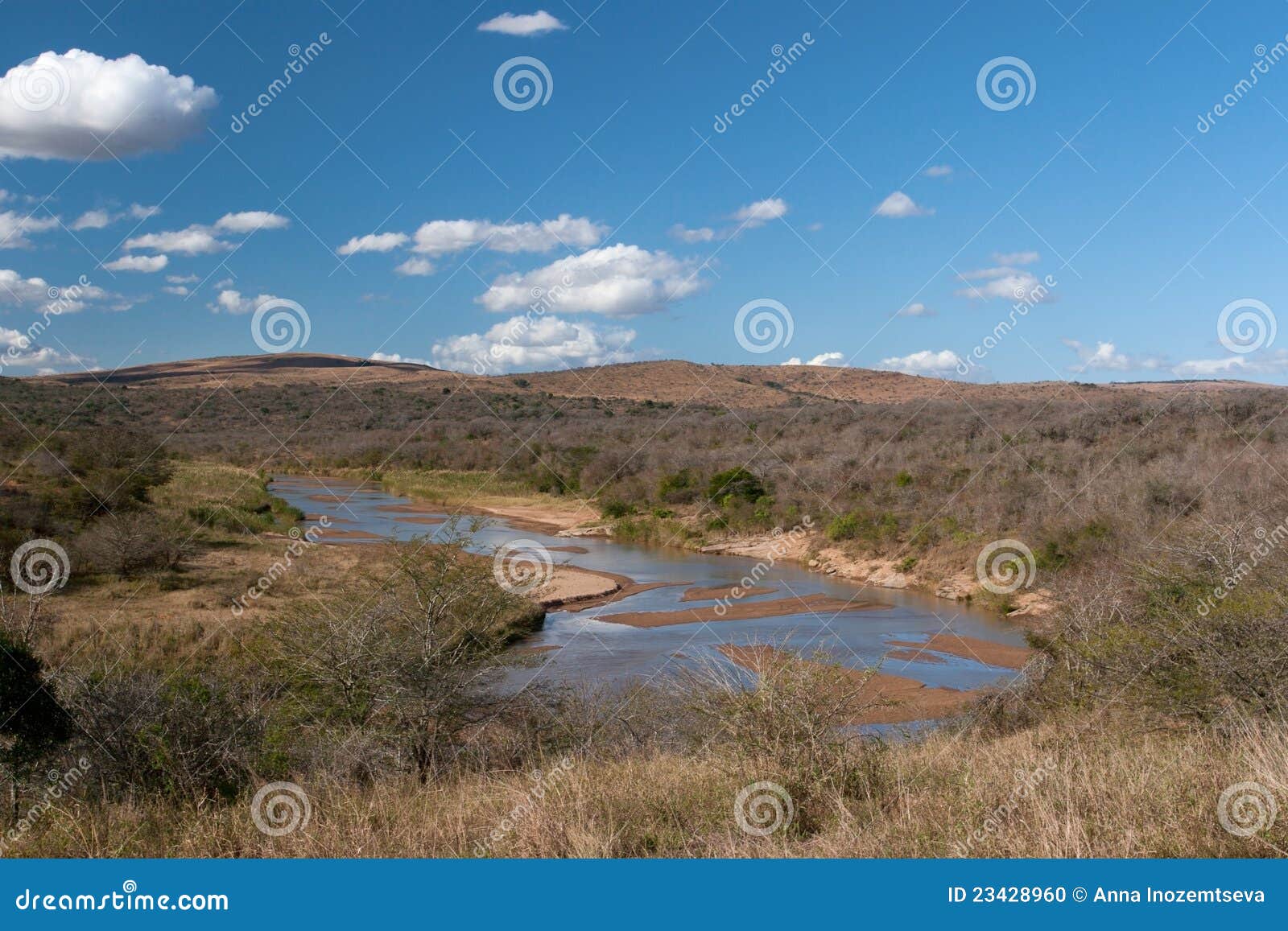 River in dry season. stock photo. Image of landscape - 23428960