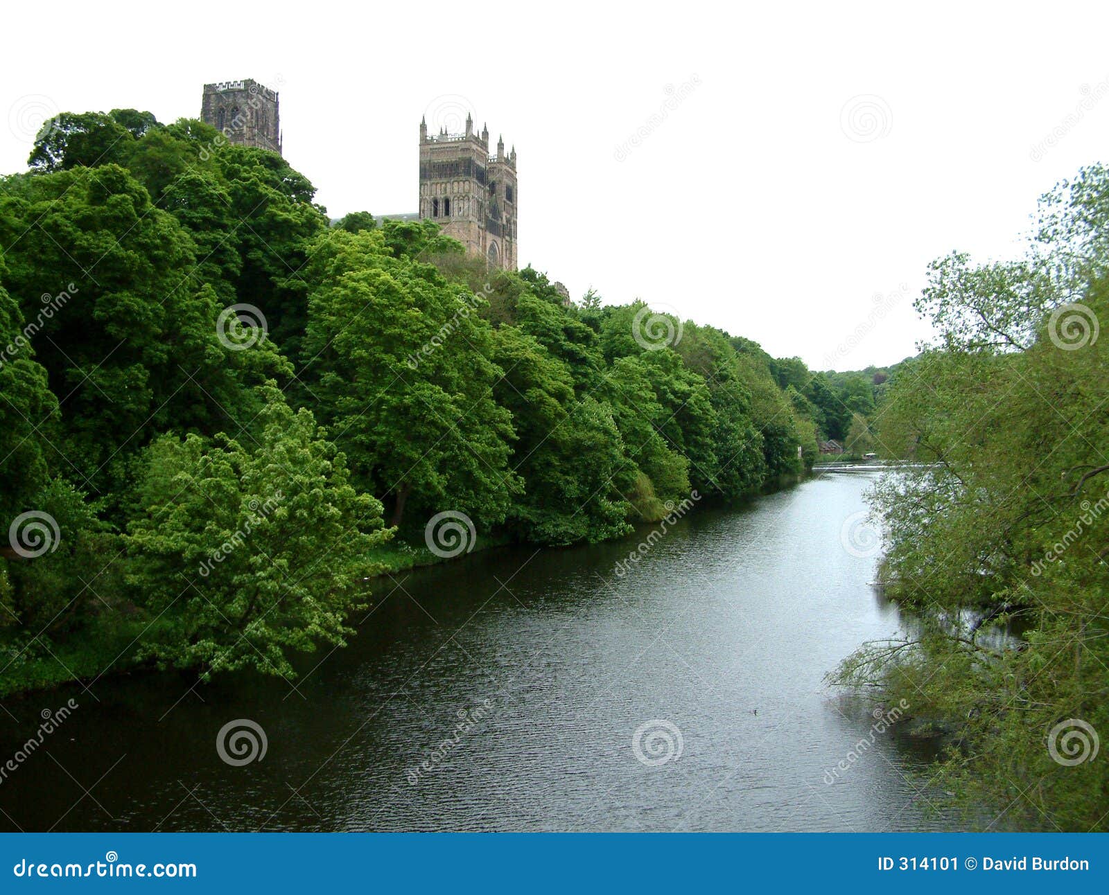 River by Durham Cathedral stock image. Image of east, architecture - 314101