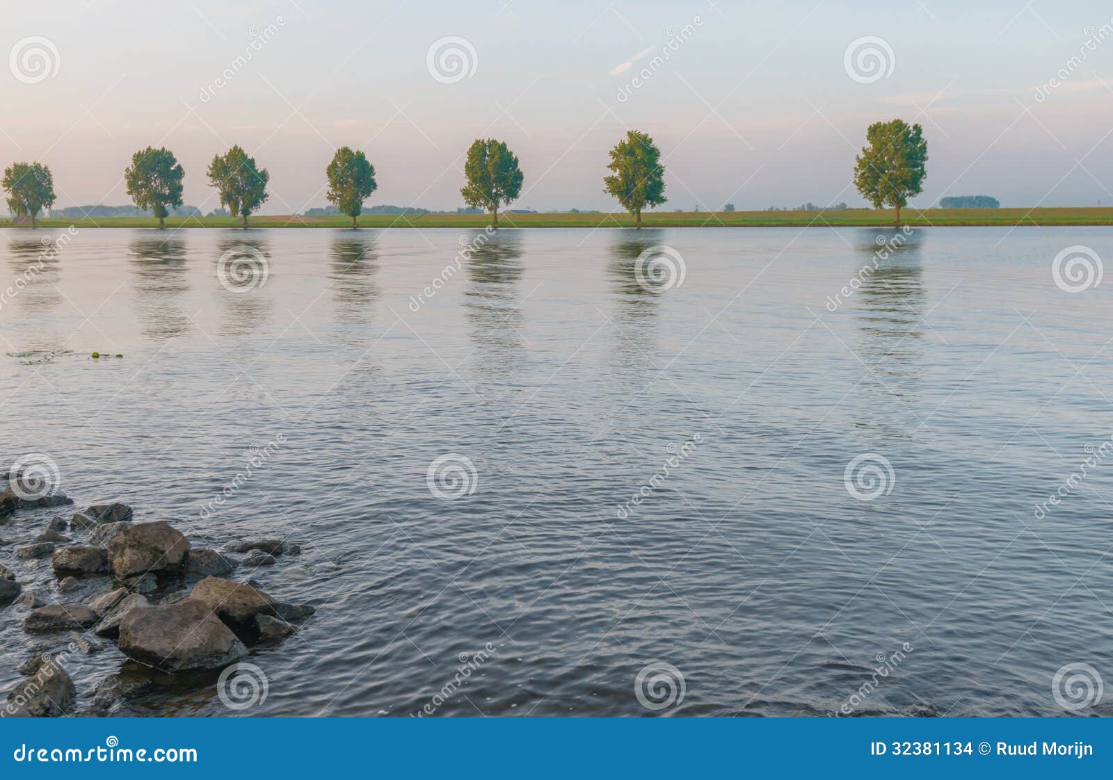 River in Early Morning Light Stock Photo - Image of landscape, beauty ...