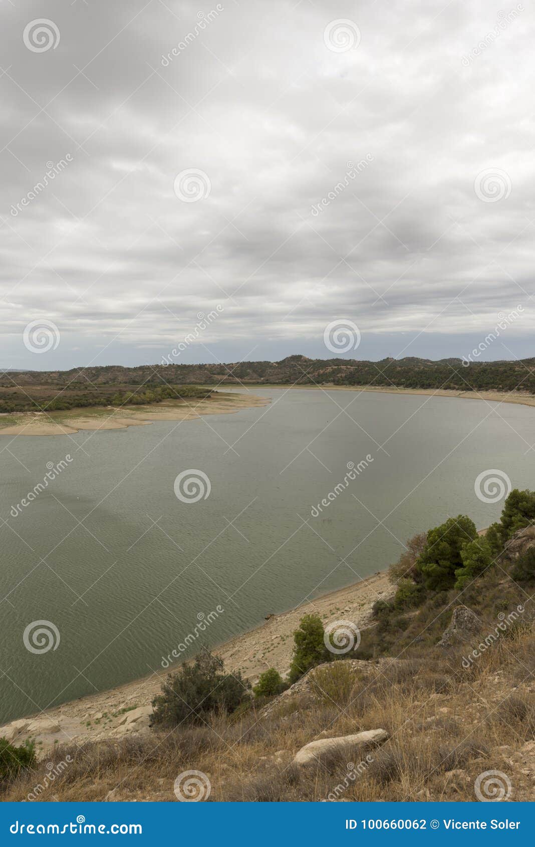 The river Ebro stock photo. Image of clound, water, reservoir - 100660062