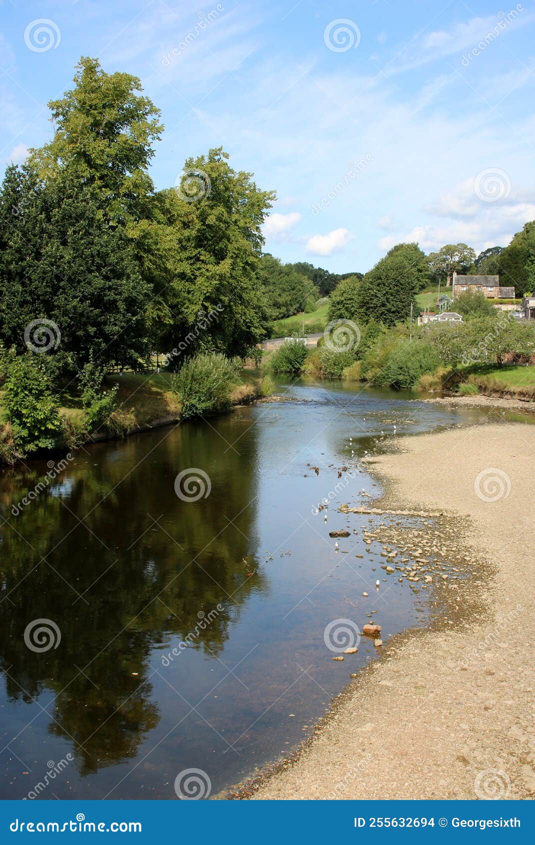 River Eden In Hever Rd, Hever, Edenbridge, Kent, England Royalty-Free ...