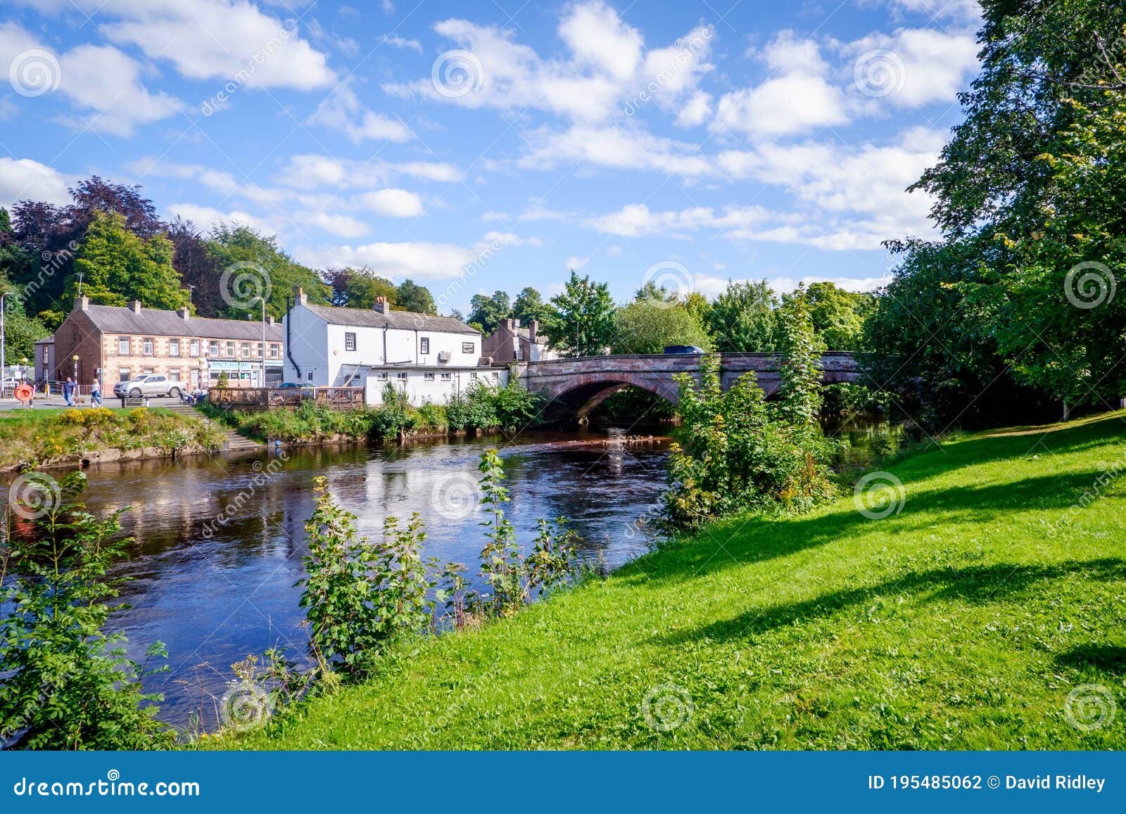 River Eden In Hever Rd, Hever, Edenbridge, Kent, England Royalty-Free ...