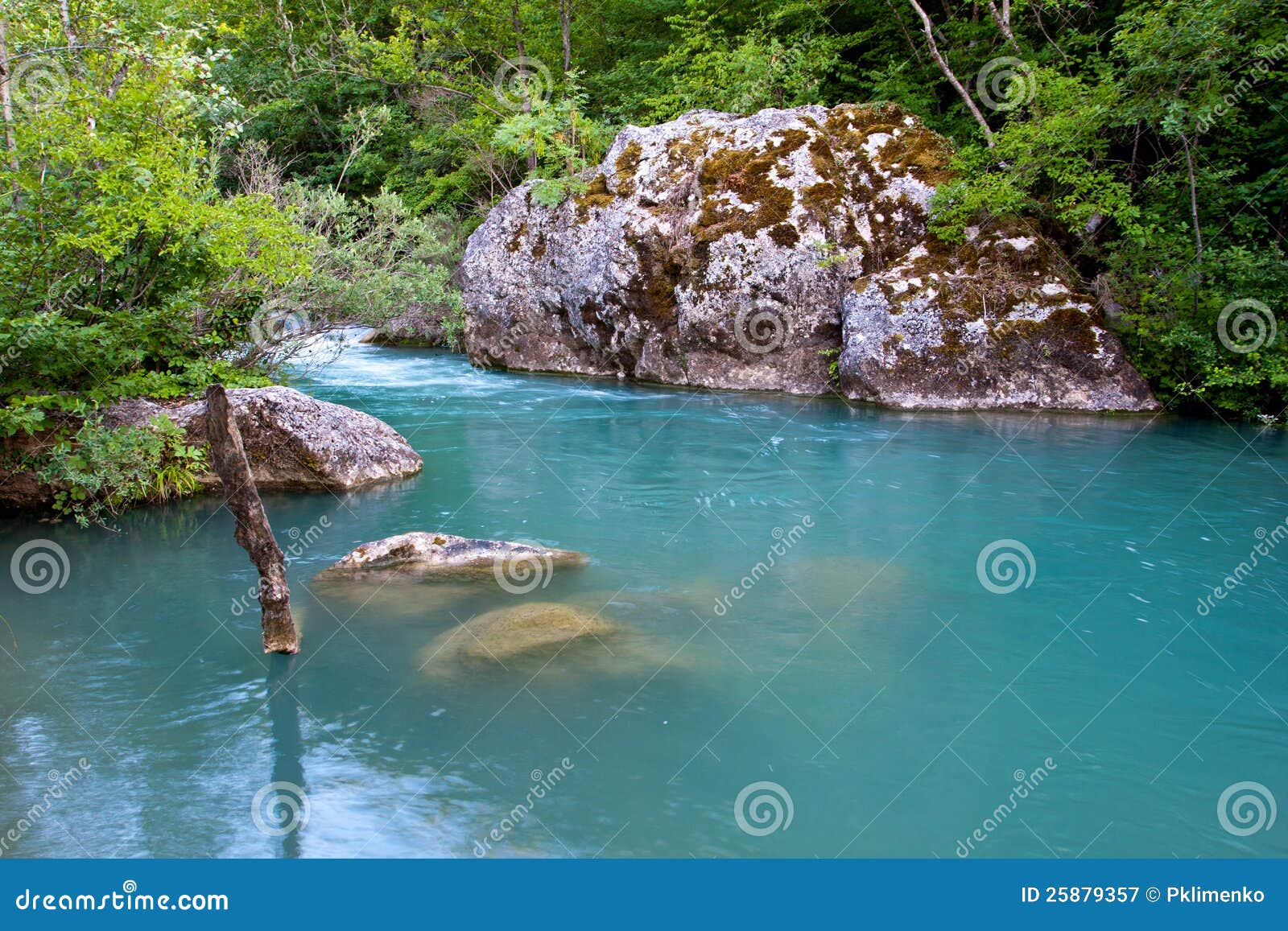 River with emerald water stock image. Image of forest - 25879357