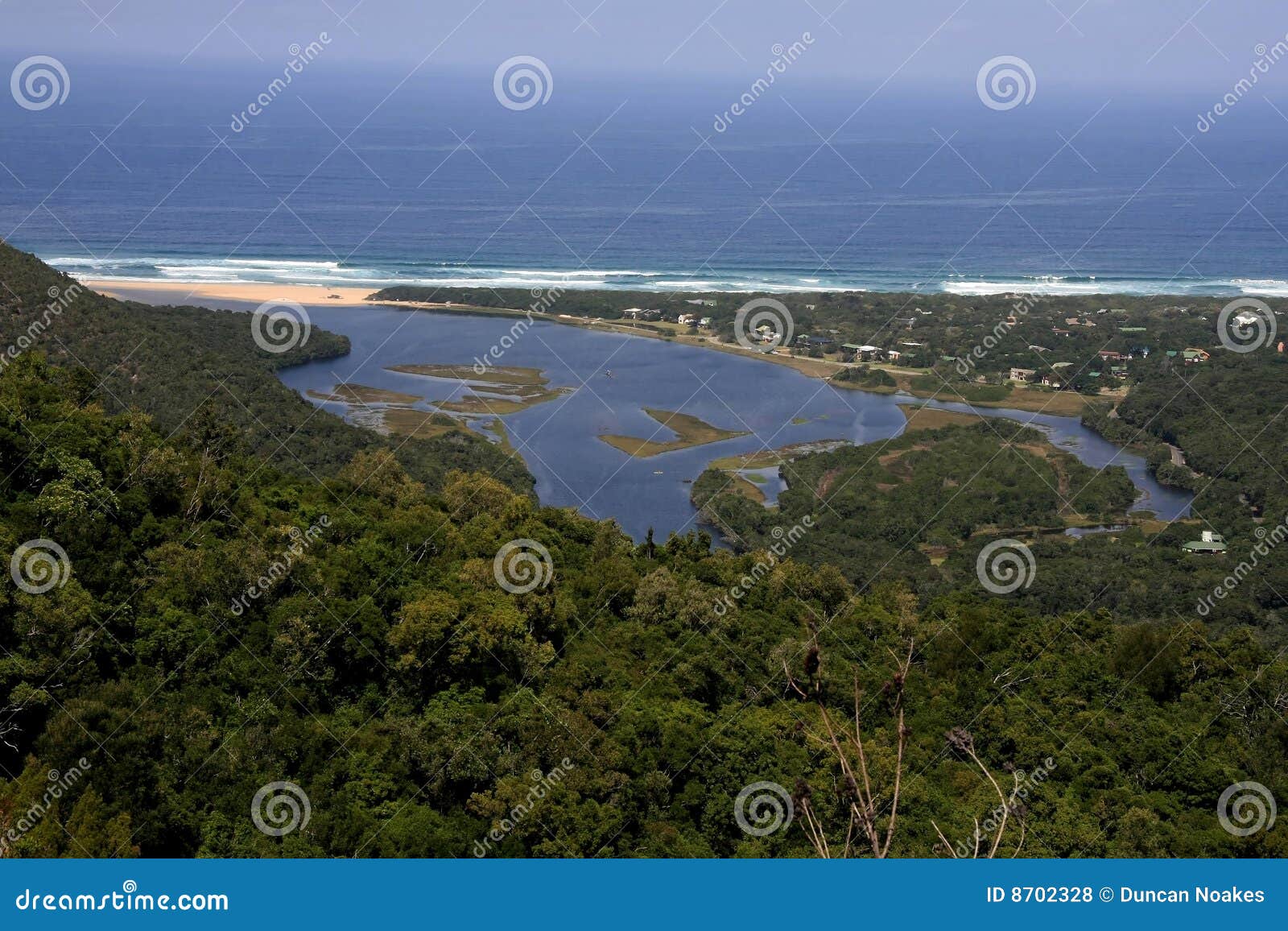 River Estuary and Sea stock photo. Image of blue, rocks - 8702328