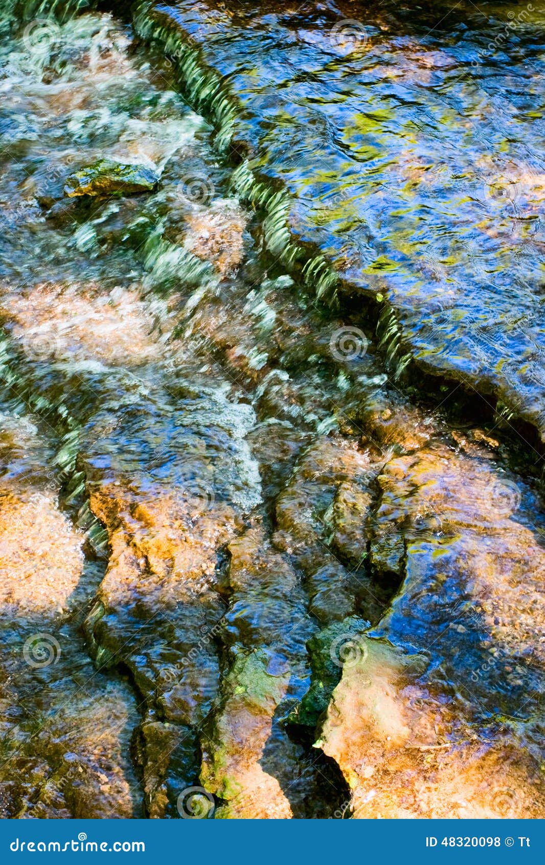 River fall stock photo. Image of scenery, stream, rivulet - 48320098