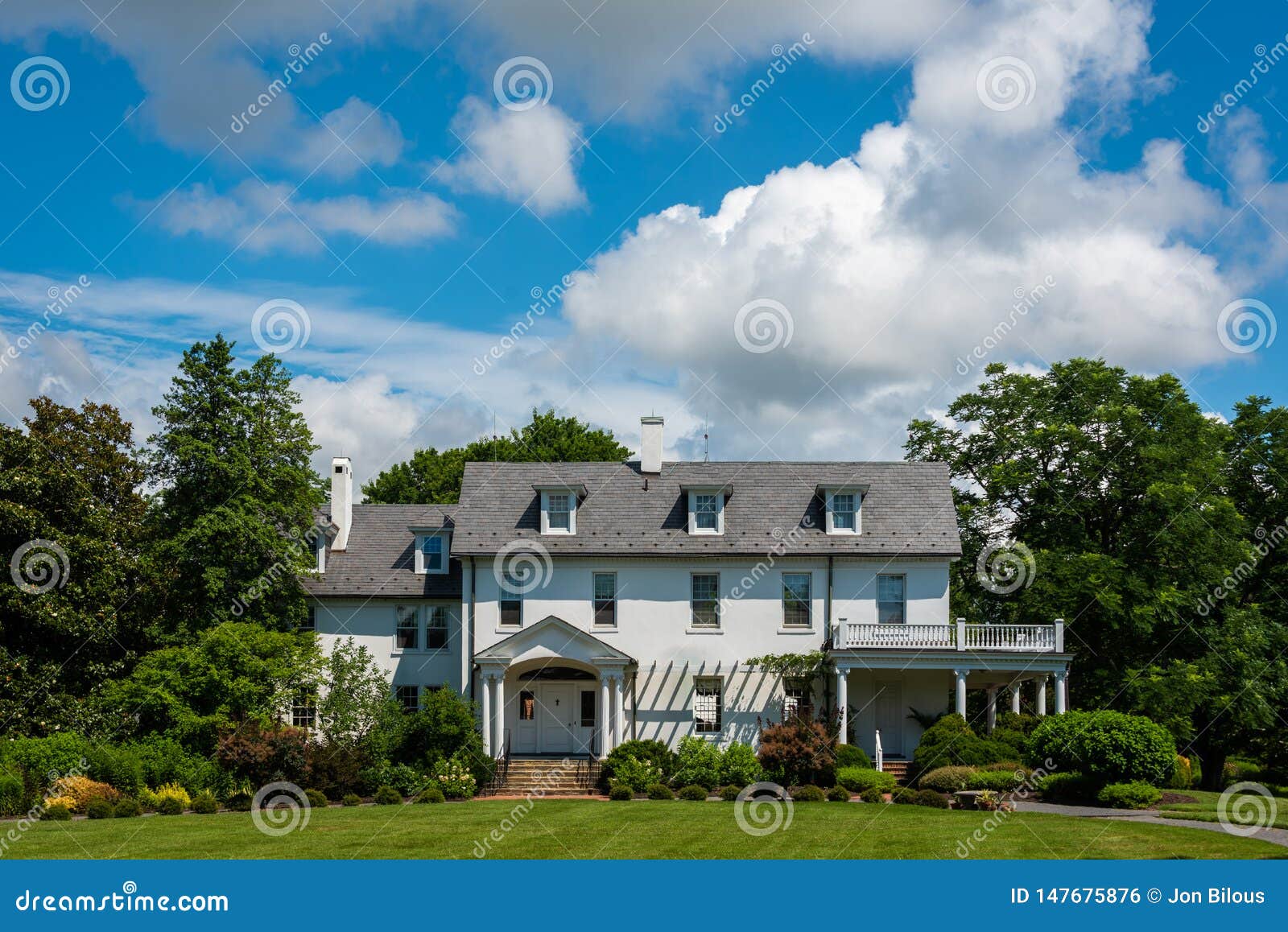The River Farm House, in Alexandria, Virginia Stock Photo - Image of ...