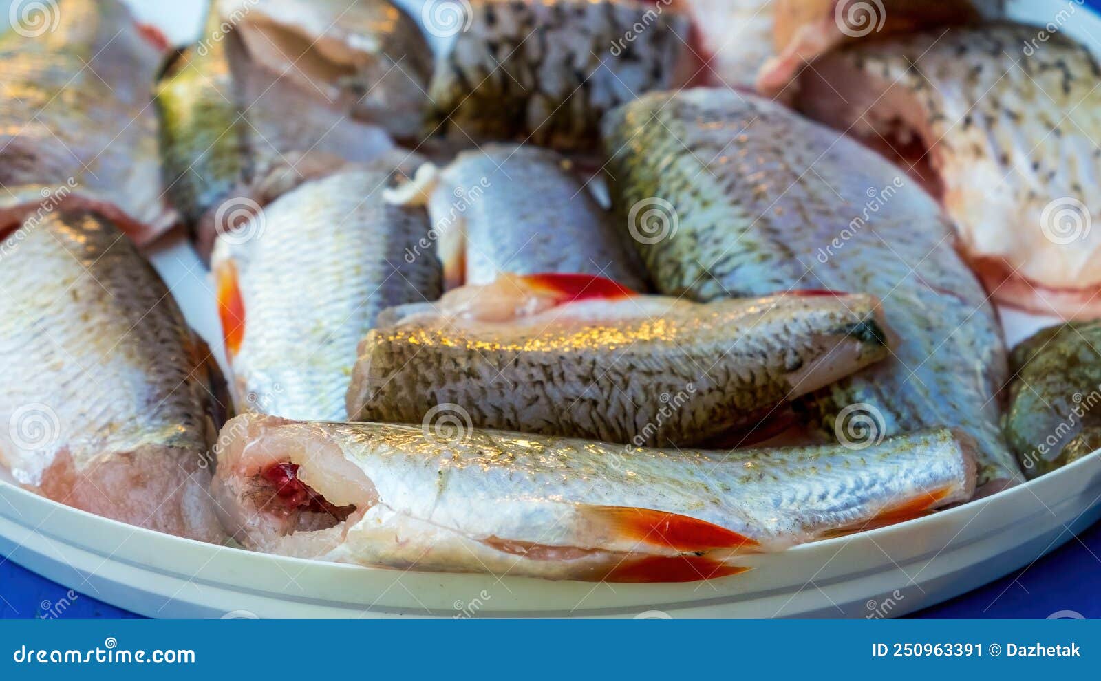 River Fish. Cleaned and Ready To Cook Stock Image - Image of meat ...