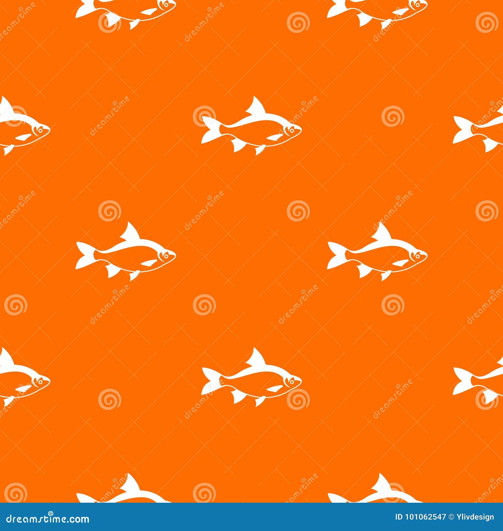 River Fish Pattern Seamless Stock Vector - Illustration of fishing ...