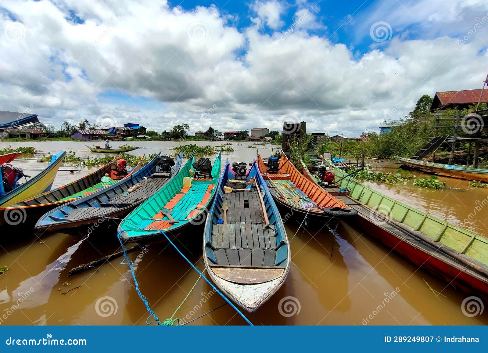 River fishing boats stock image. Image of river, boats - 289249807