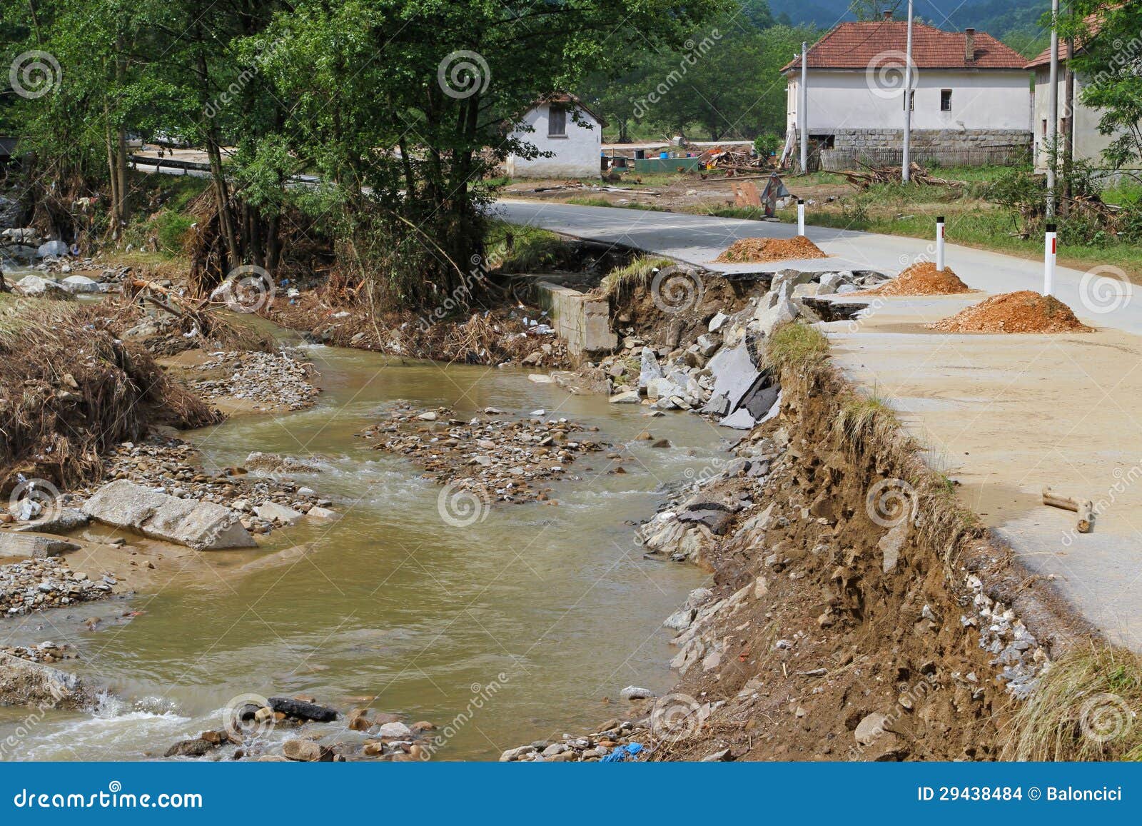 River after flooding stock photo. Image of environmental - 29438484