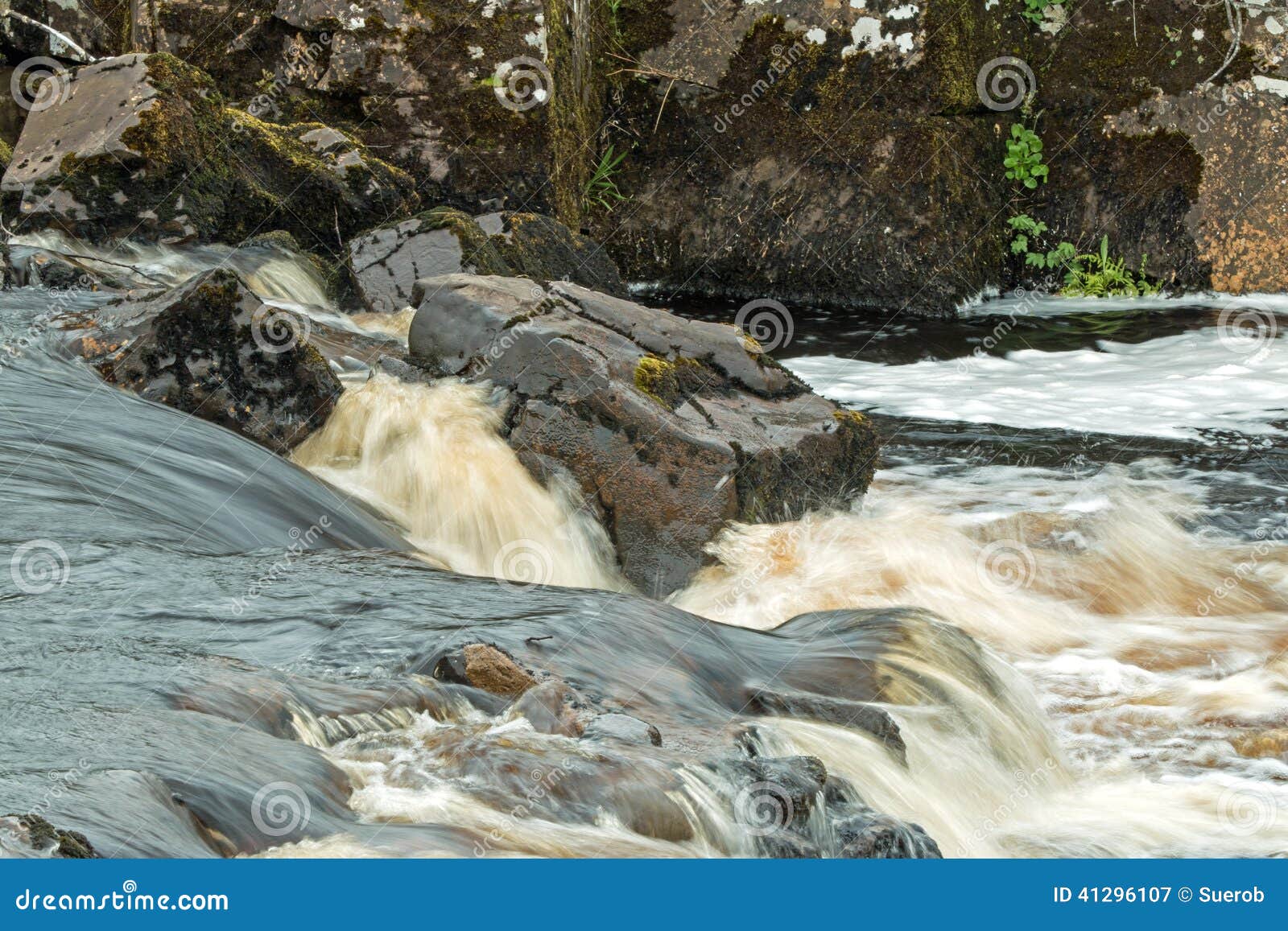 River Flow stock image. Image of power, peat, nature - 41296107