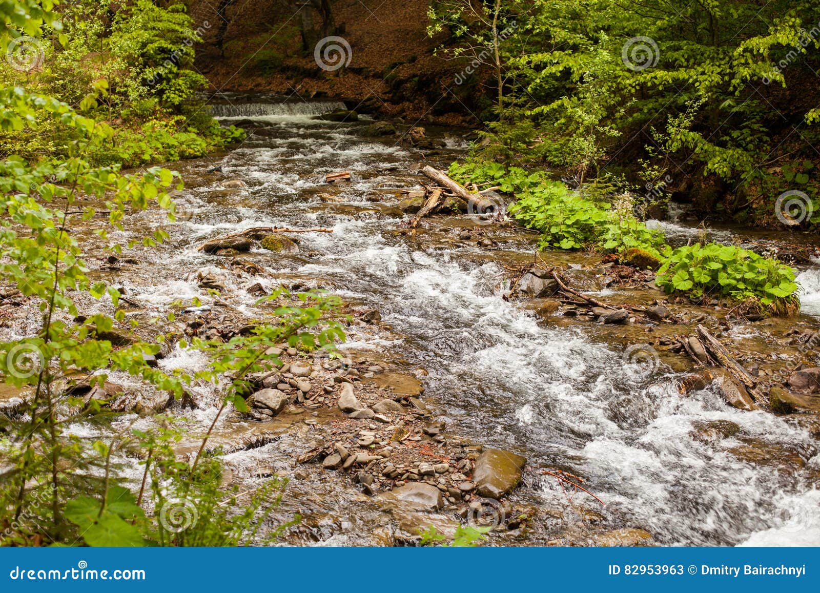The River is Flowing Downstream Stock Image - Image of stones, fitness ...