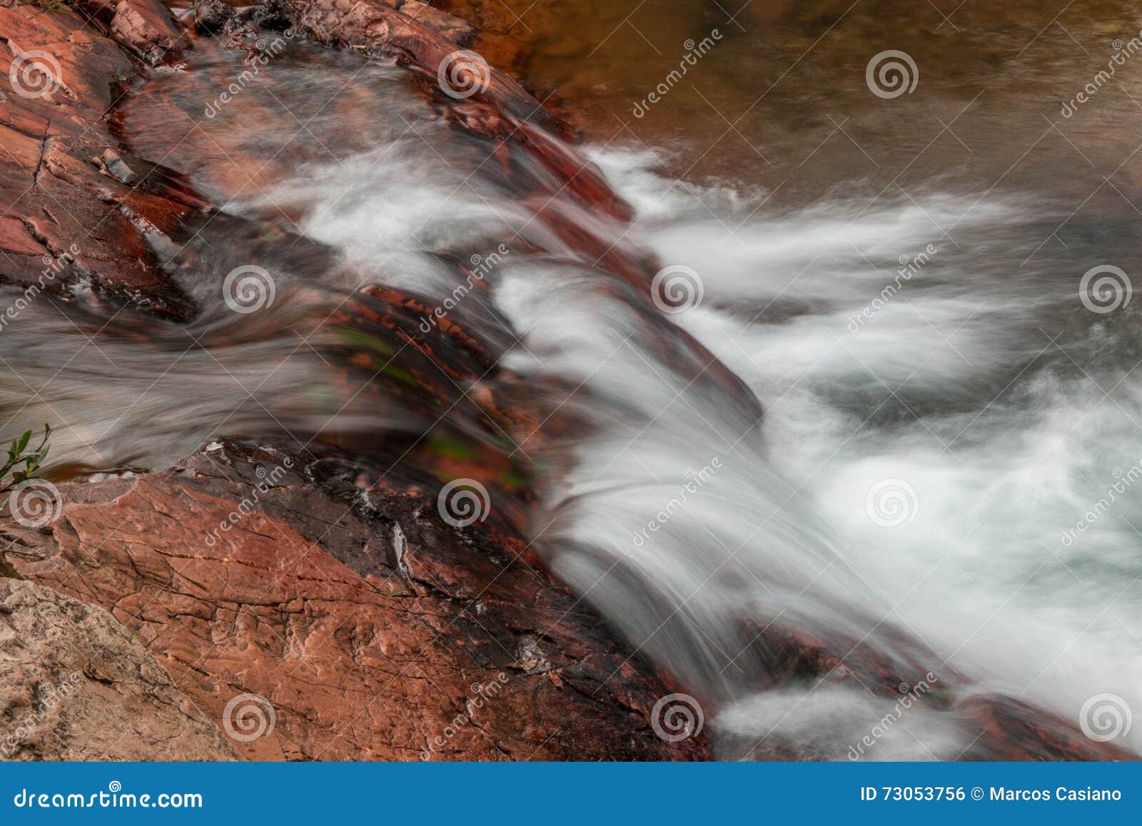 River Flowing Over Rocks stock photo. Image of flow, outdoors - 73053756