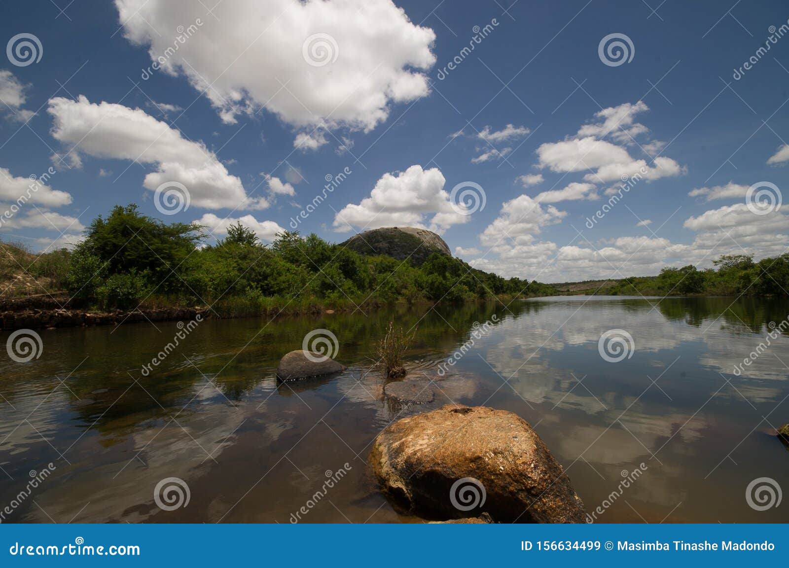 River Flowing in Rusape 2 stock image. Image of water - 156634499