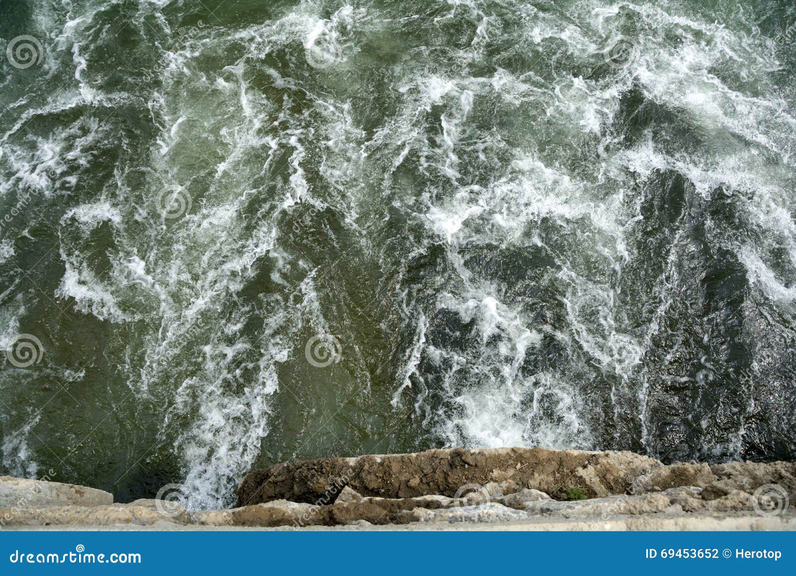 The River Flows Out of the Culvert Stock Photo - Image of background ...