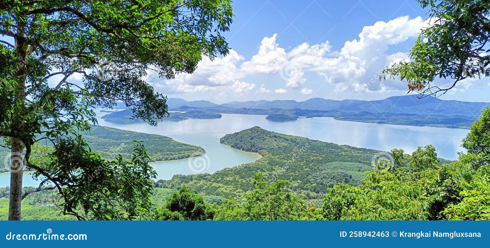 The River Flows into the Sea. Stock Image - Image of khao, chee: 258942463