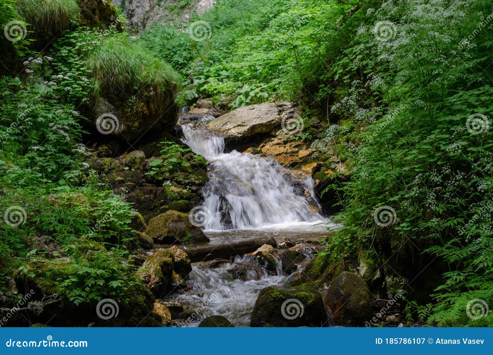 The River that Flows Thru Marvelous Bridges Formation Stock Image ...