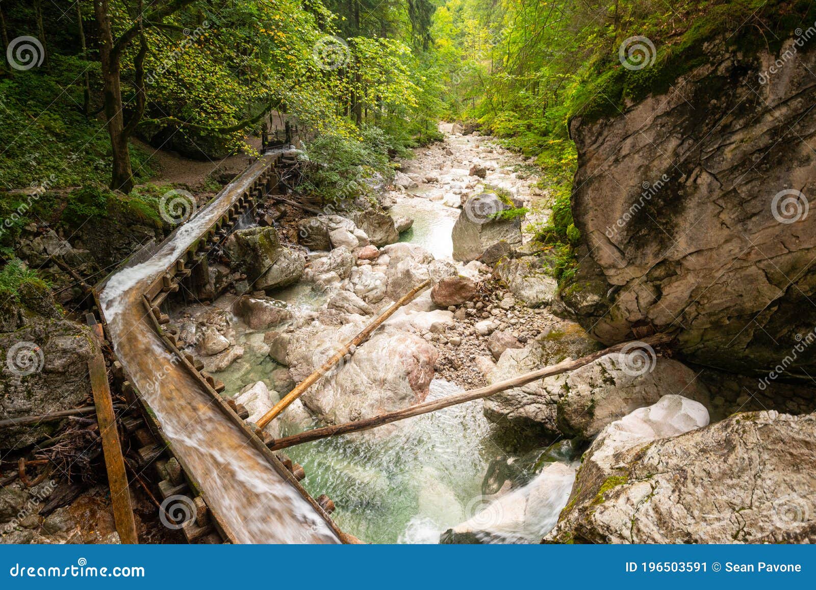 River in Fussen, Germany stock image. Image of environment - 196503591