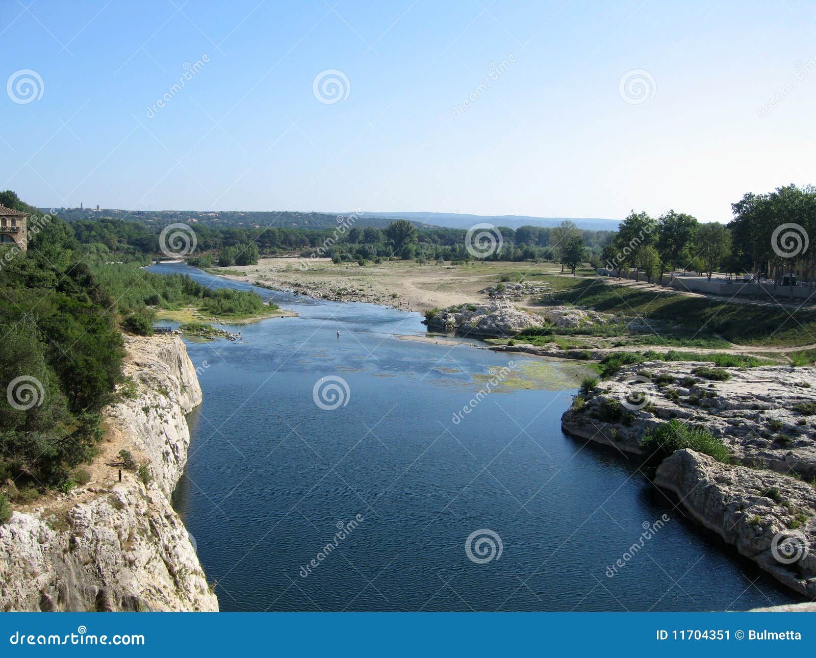 River gard stock image. Image of pont, bridge, heritage - 11704351