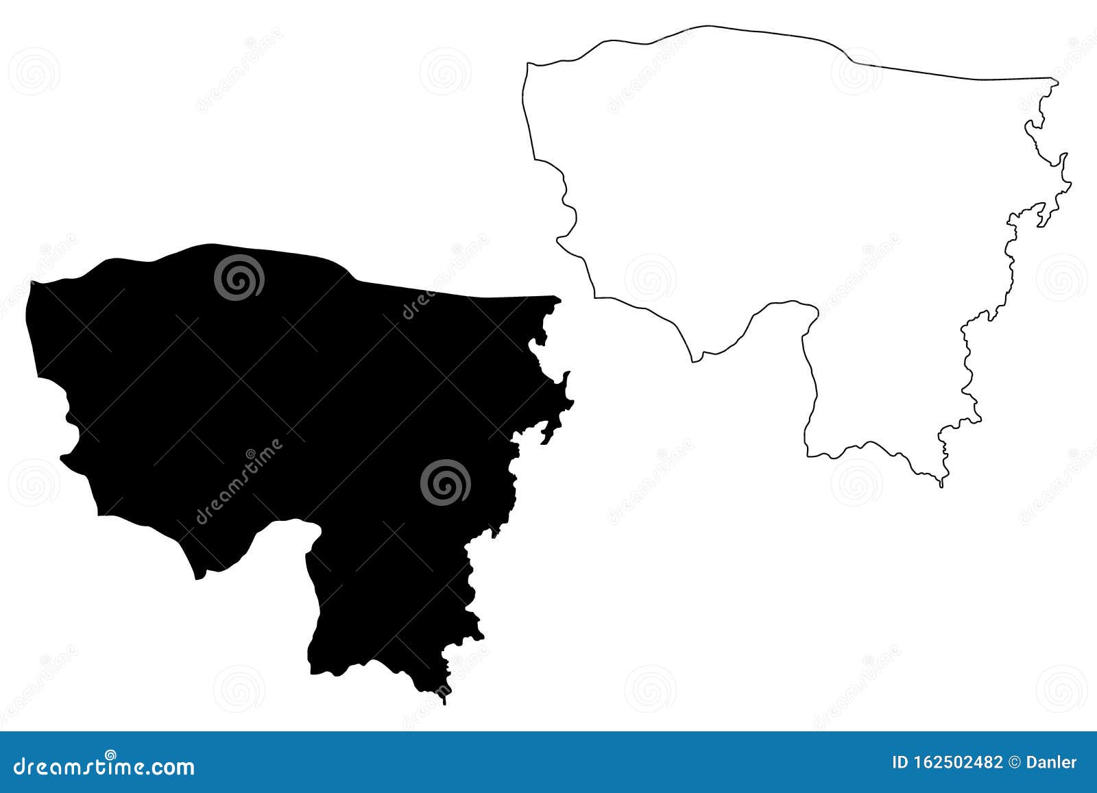 River Gee County Counties of Liberia, Republic of Liberia Map Vector ...