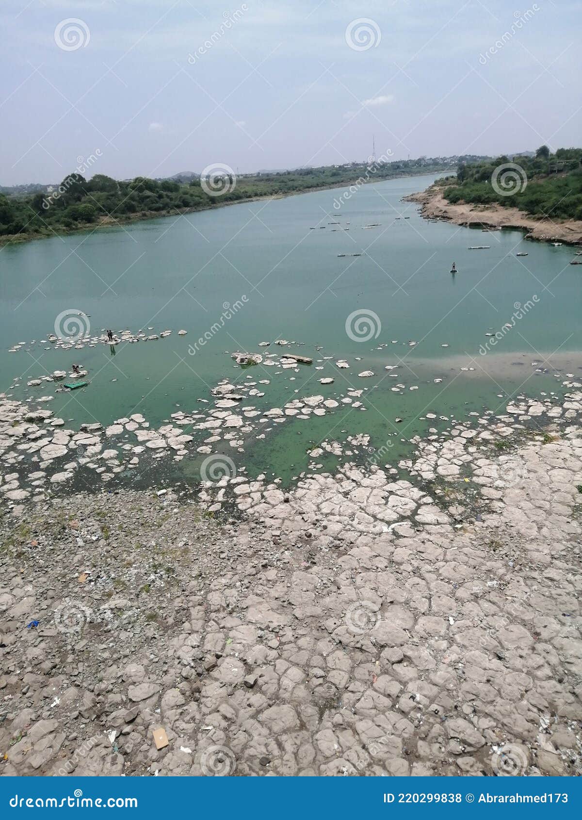 River stock photo. Image of water, coast, landscape - 220299838