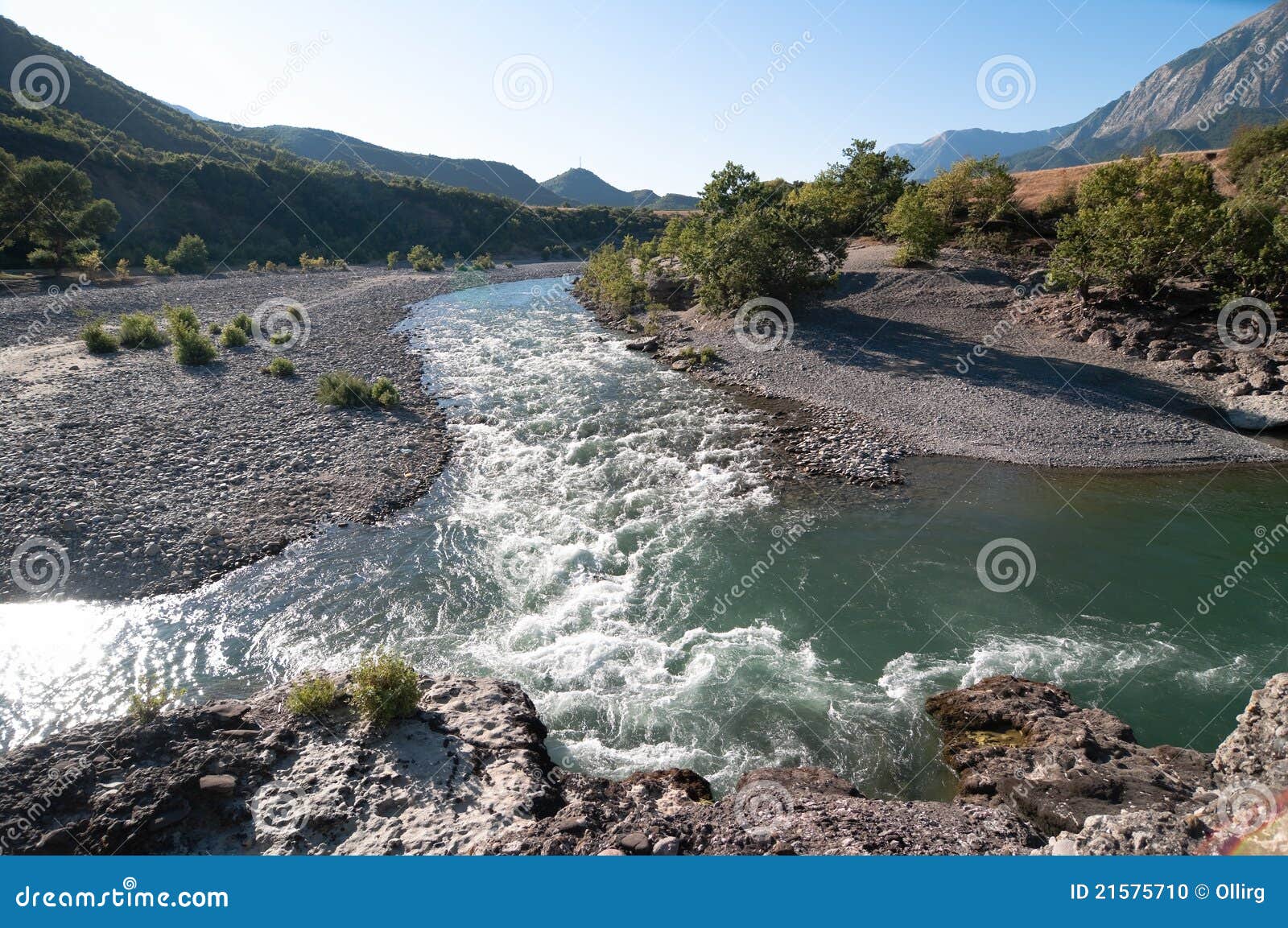 River Gorge in Albania stock photo. Image of stream, clean - 21575710