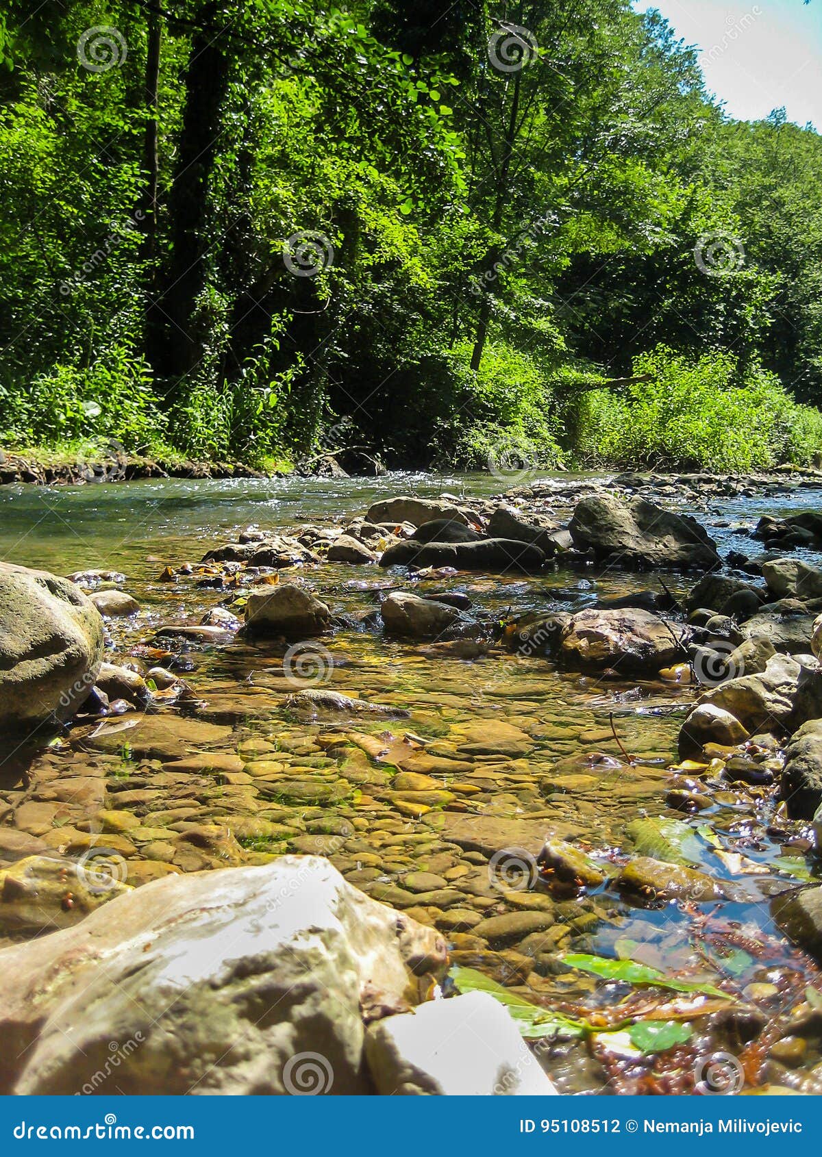 Dan On River Gradac In Valjevo - Panorama Of City In Serbia. Aerial ...